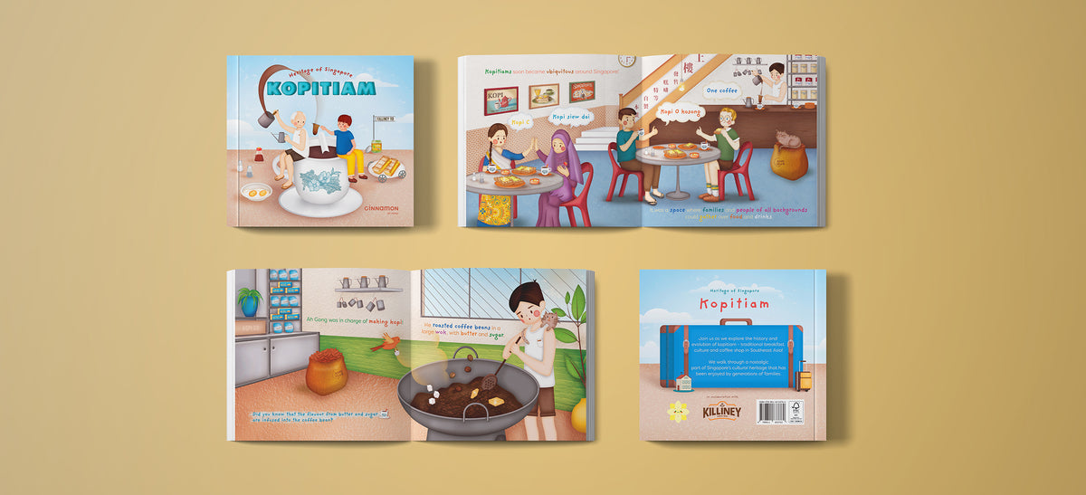 Heritage of Singapore: Kopitiam – cinnamon art stories